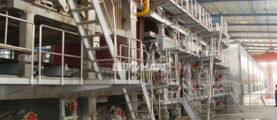 Fourdrinier Forming Section of Paper Machine